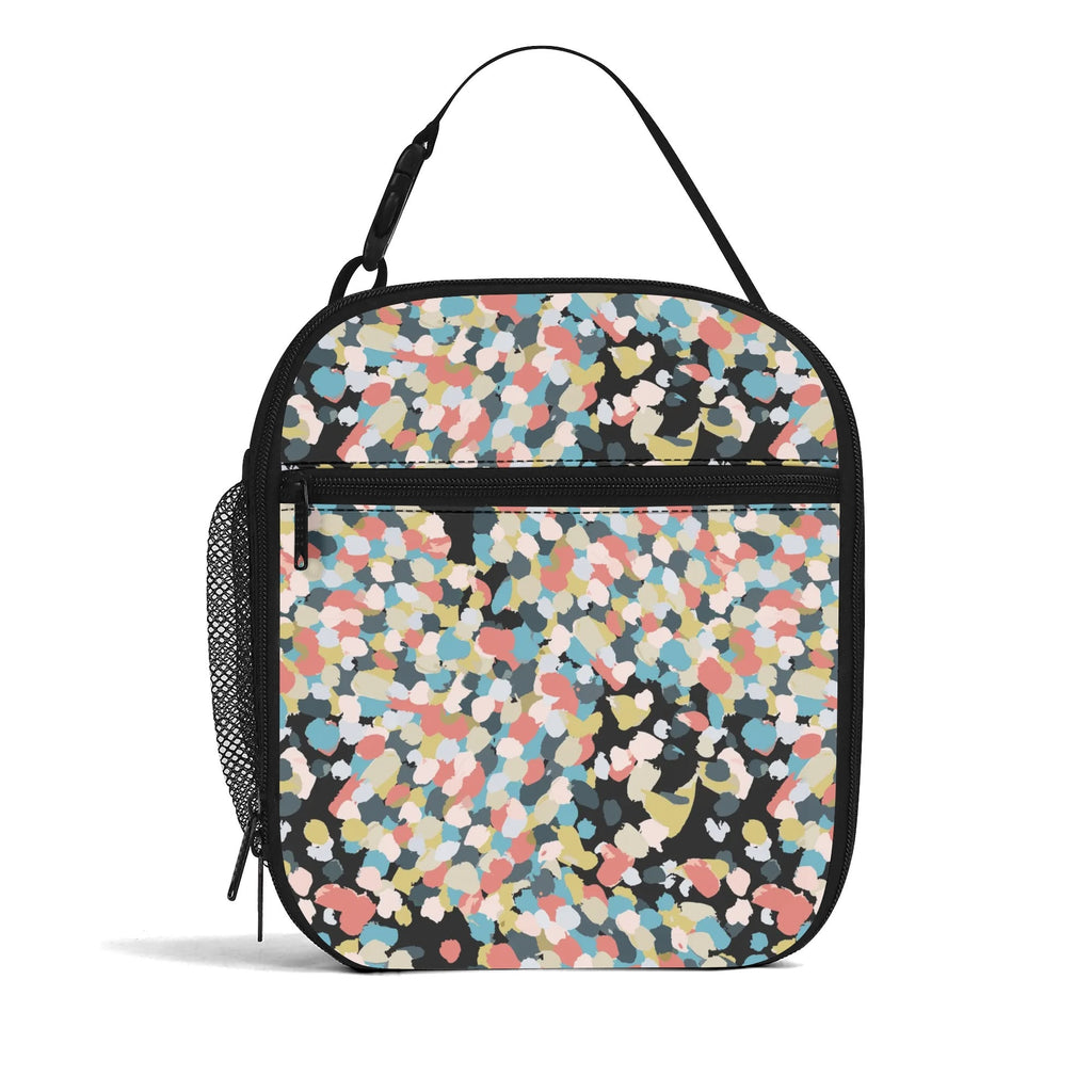 Kids Insulated School Lunch Bag Lunch Box for School, Abstract Multi D ...