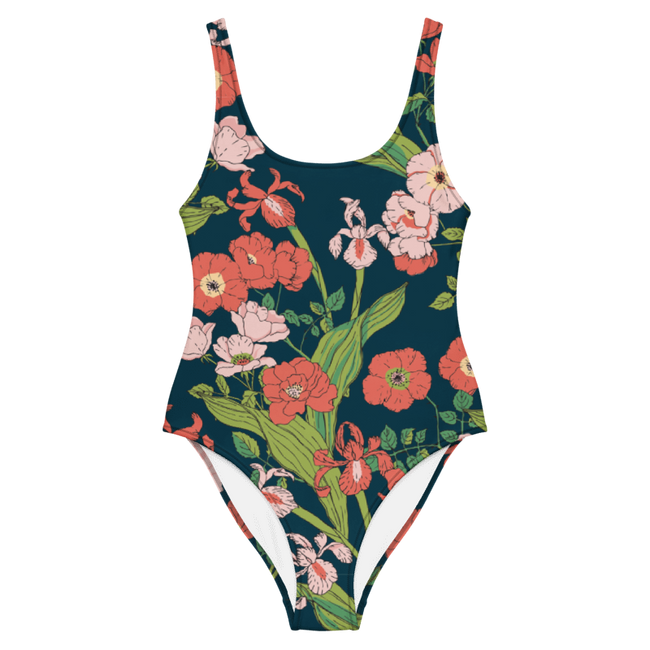 Women's One-Piece Swimsuit, Seychelles Floral – Berry Jane™