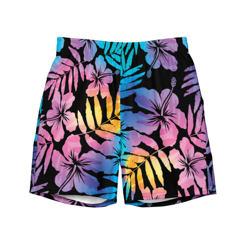 Men's Swim Trunks, Hawaiian Floral Hibiscus XS to 3XL – Berry Jane™